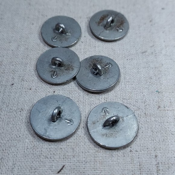 Office | 6 Vintage High Relief Moose Buttons In Silver | Poshmark
